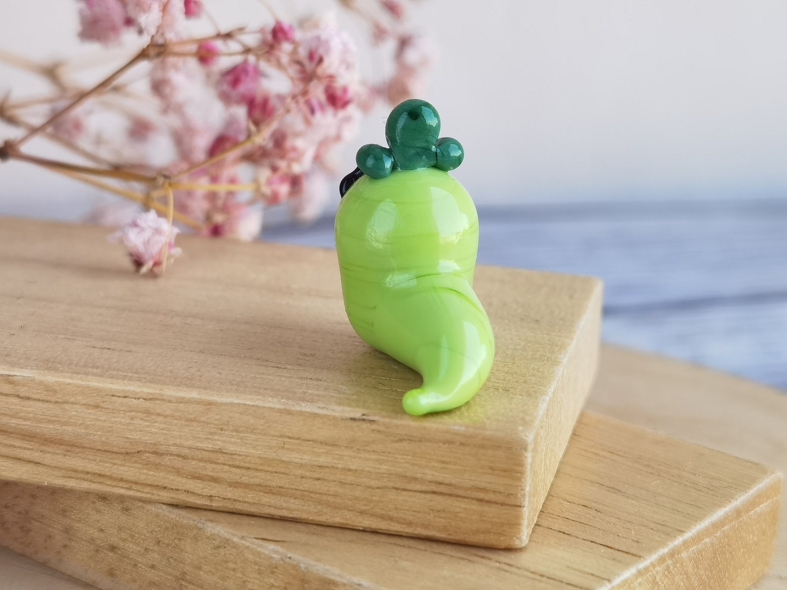 Tiny Glass Animals Monster Figurines Miniature Worm Decor Halloween ...