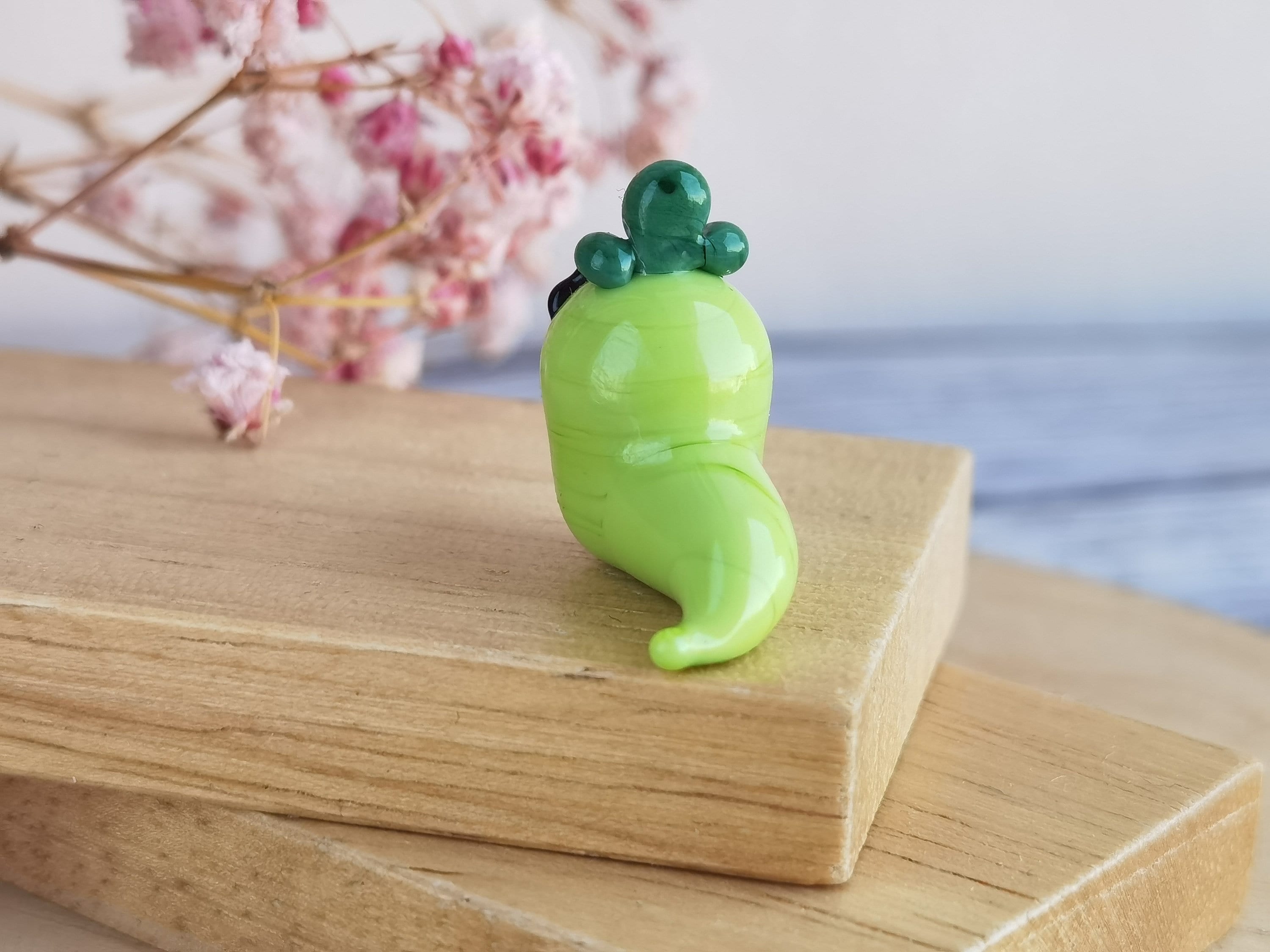 Tiny Glass Animals Monster Figurines Miniature Worm Decor Halloween ...