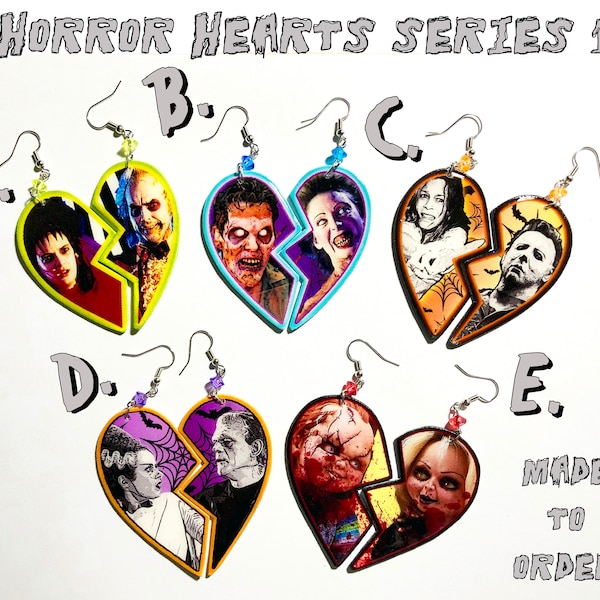 Horror Hearts - Etsy