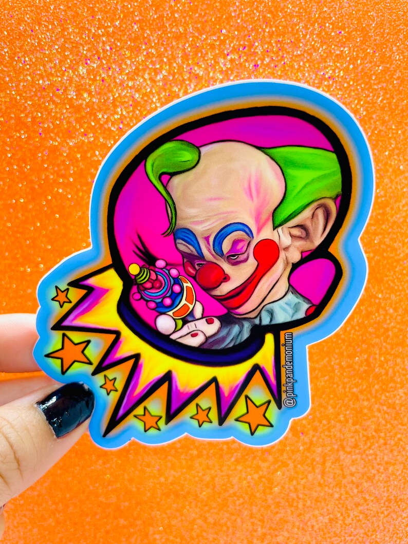 Knock Out Shorty High Quality Vinyl Sticker Killer Klowns From - Etsy