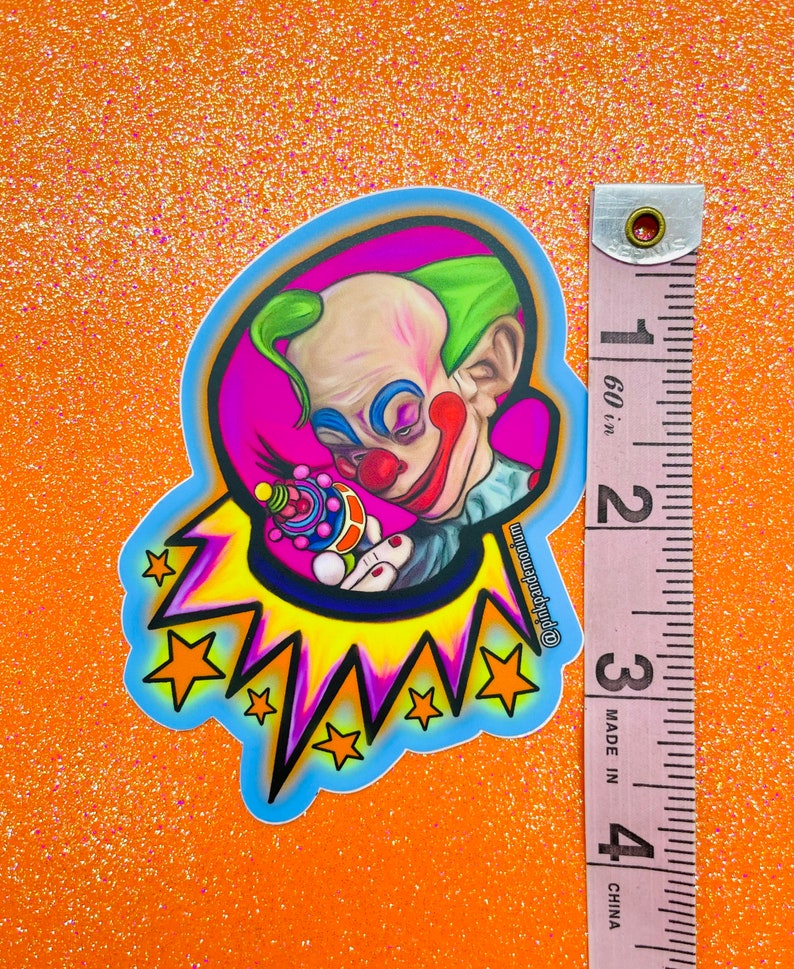 Knock Out Shorty High Quality Vinyl Sticker Killer Klowns From - Etsy