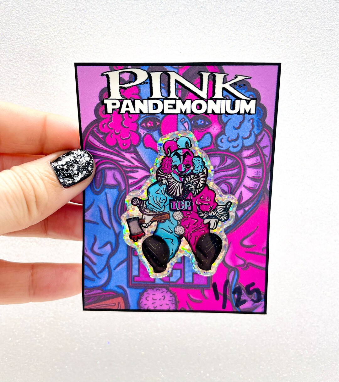 Vintage COC Boi Glitter Holographic Acrylic Pin - Etsy