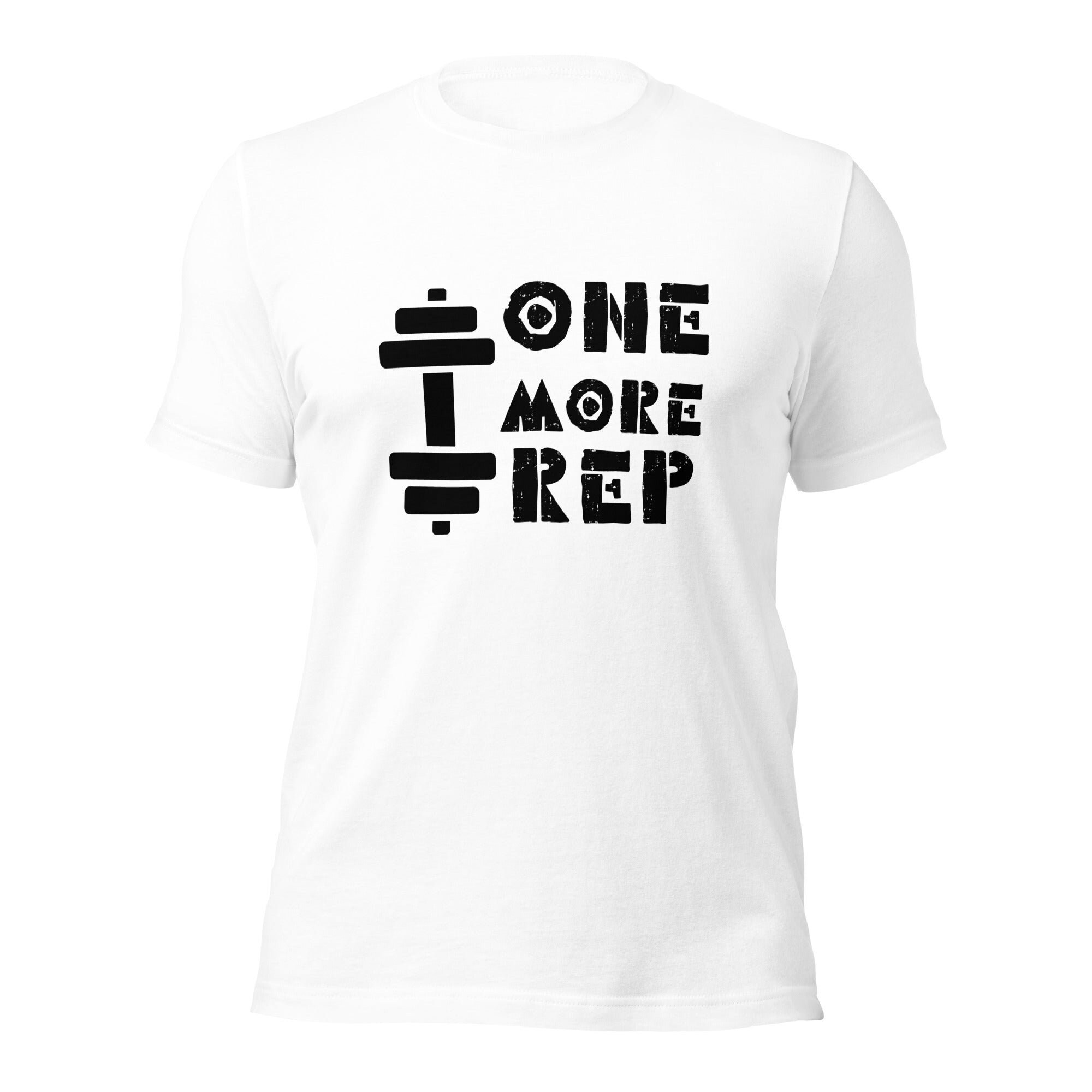 ONE MORE REP T-shirt | Motivational Gym Tshirt | Funny Workout Tees ...