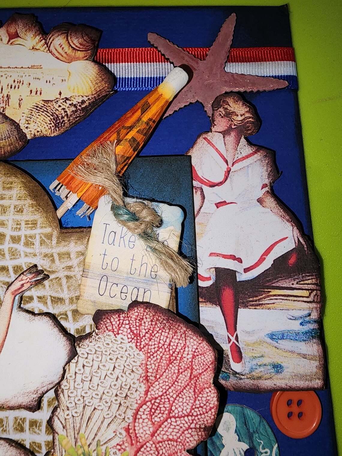Beach Scenes 3D Handmade One of a Kind 8" X 10" - Ready to Frame. - Etsy