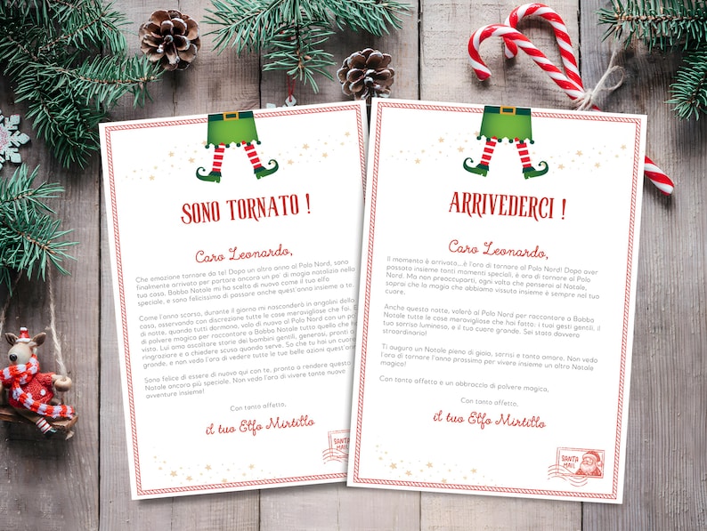 Personalized Christmas Elf Letter, Magic Elf Letter, Personalized Magic ...