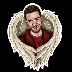 Liam Payne Sticker Tribute Sticker One Direction Laptop Sticker Liam ...