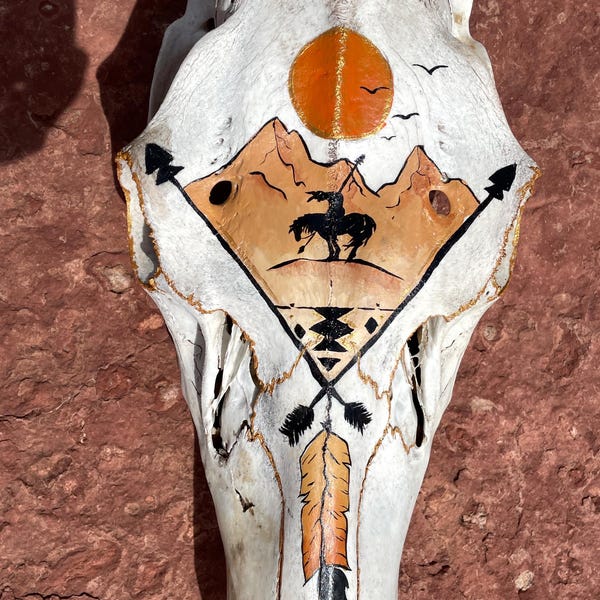 Elk Skull - Etsy