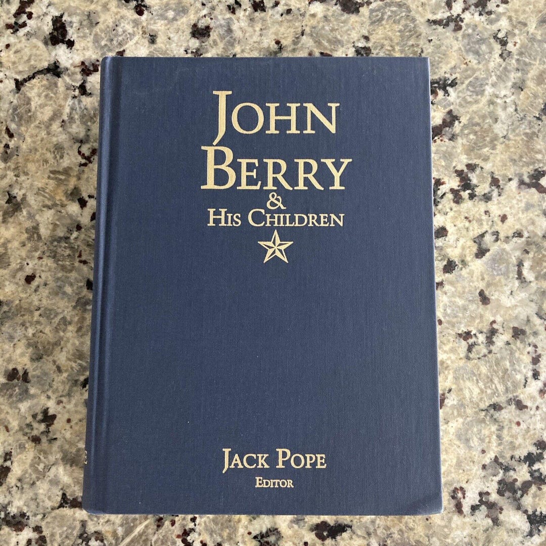 John Berry and His Children With Signature and Inscription From Editor ...