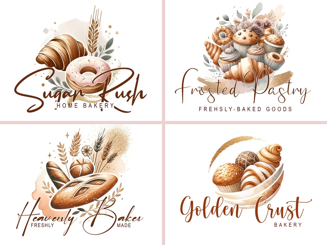 Bakery Logo, Custom Bakery Logo Design for Your Baking Business - Etsy ...