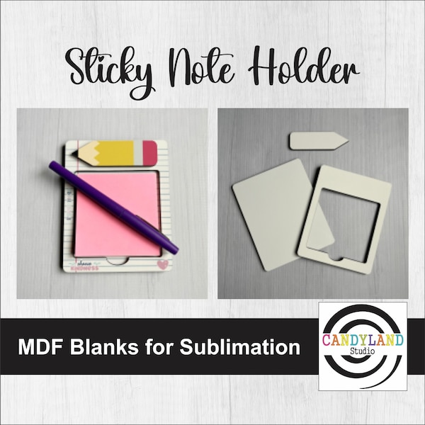 Sublimation Sticky Notes Holder - Etsy