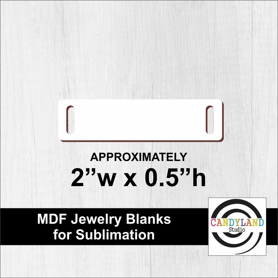 Bar Bracelet Sublimation Blanks Single Double Sided DIY Jewelry ...