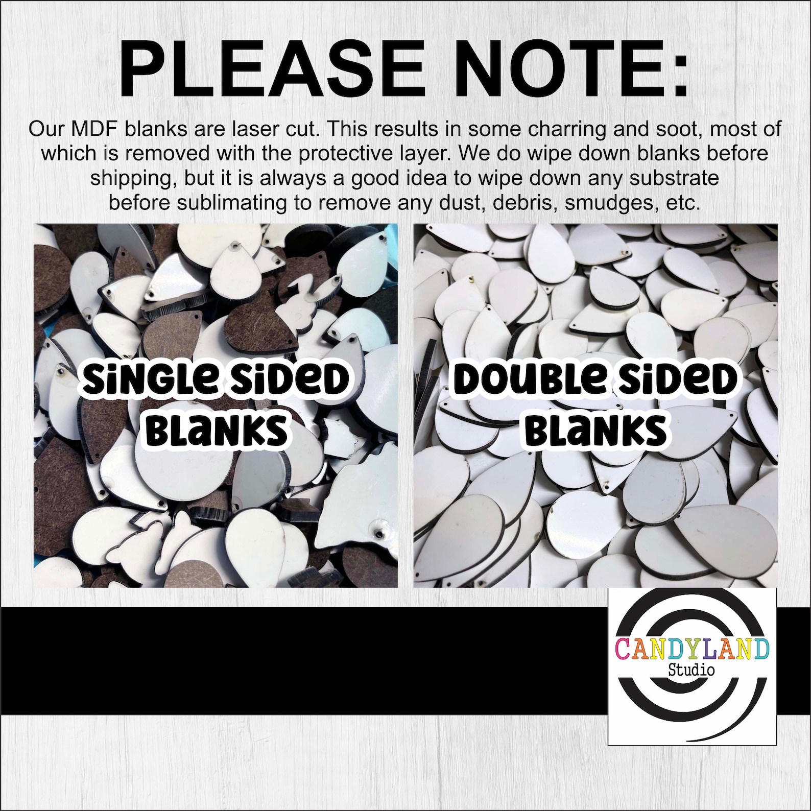 2x3 Rectangle Shape Double Sided MDF Blanks for Sublimation - Etsy