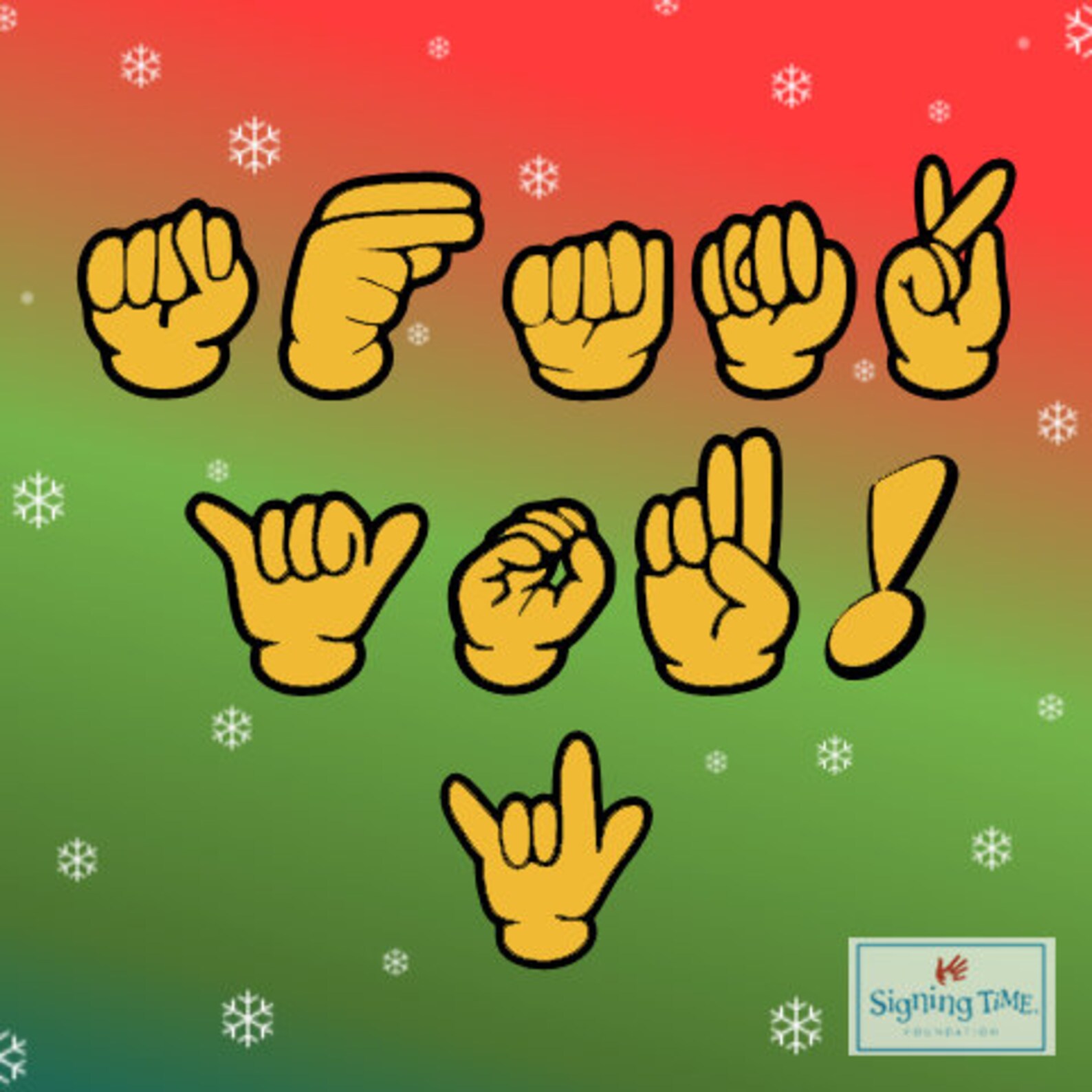 Glove Signs by Candyland Studio A Manual Alphabet Font ASL - Etsy
