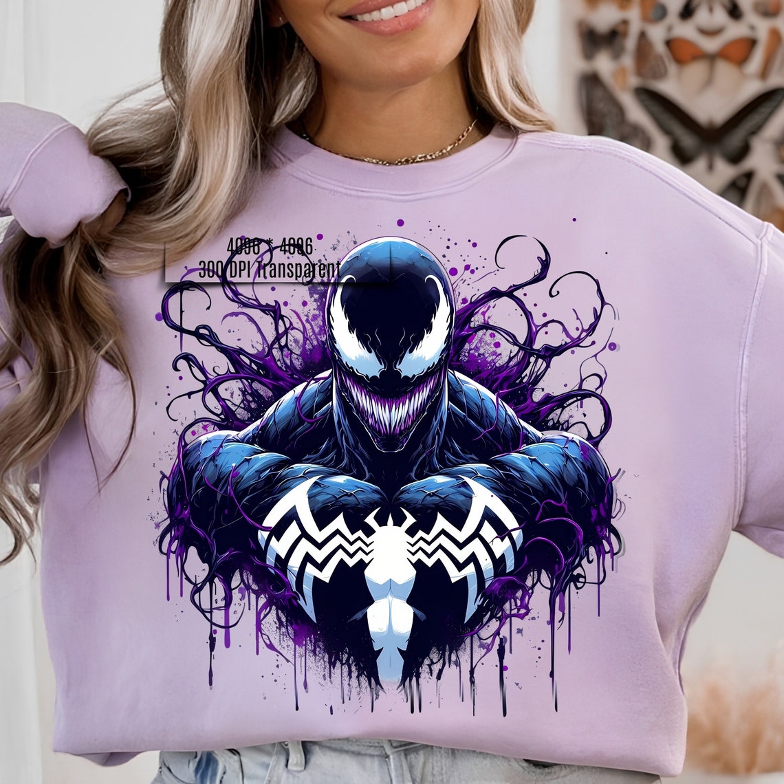 5 Venom Splash and Watercolor Png Sublimation | Antihero Movie Png ...