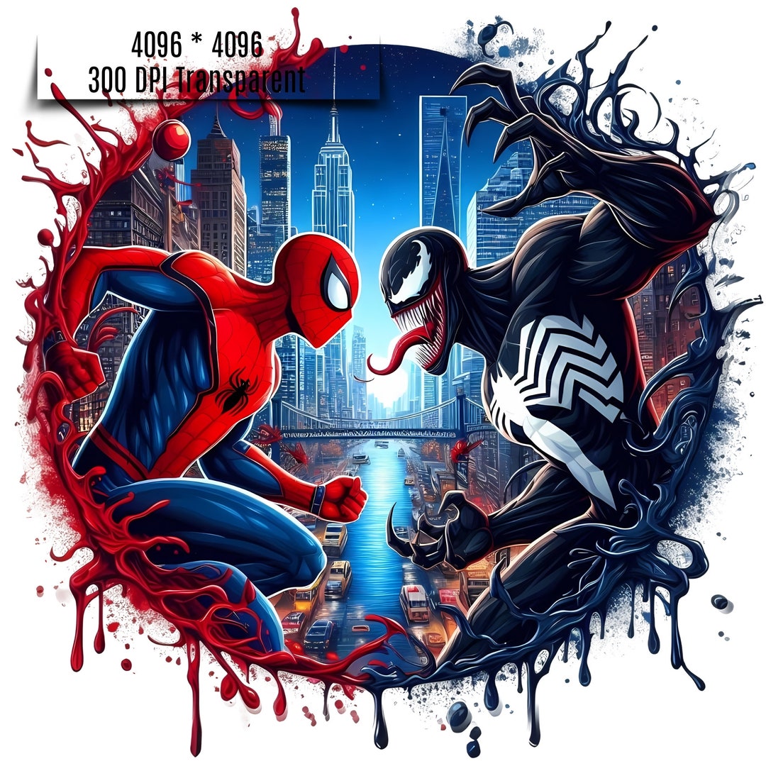 Spiderman Splash and Watercolor Png Sublimation | Superhero Movie Png ...