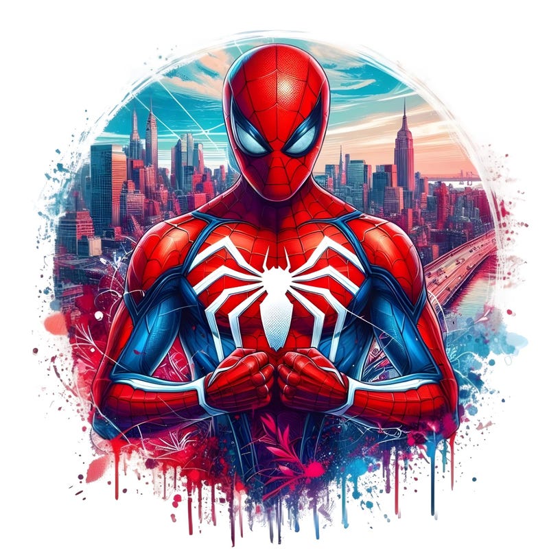 Spiderman and Friends Dtf - Etsy