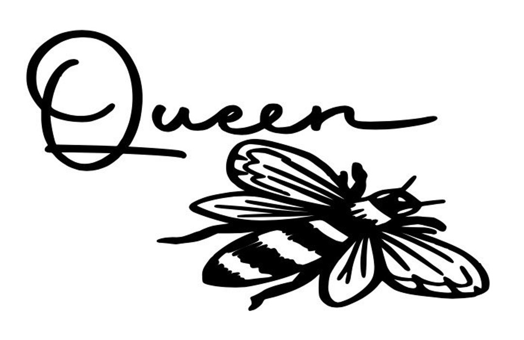 Queen Bee Decal Car Decal Vinyl Sticker - Etsy