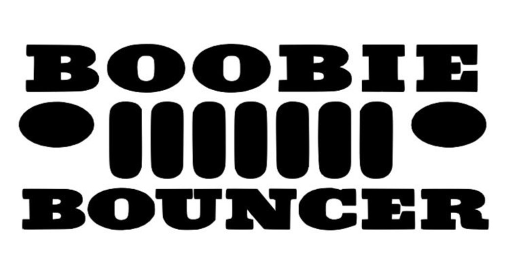 Jeep Boobie Bouncer Decal Car Decal Vinyl Sticker - Etsy