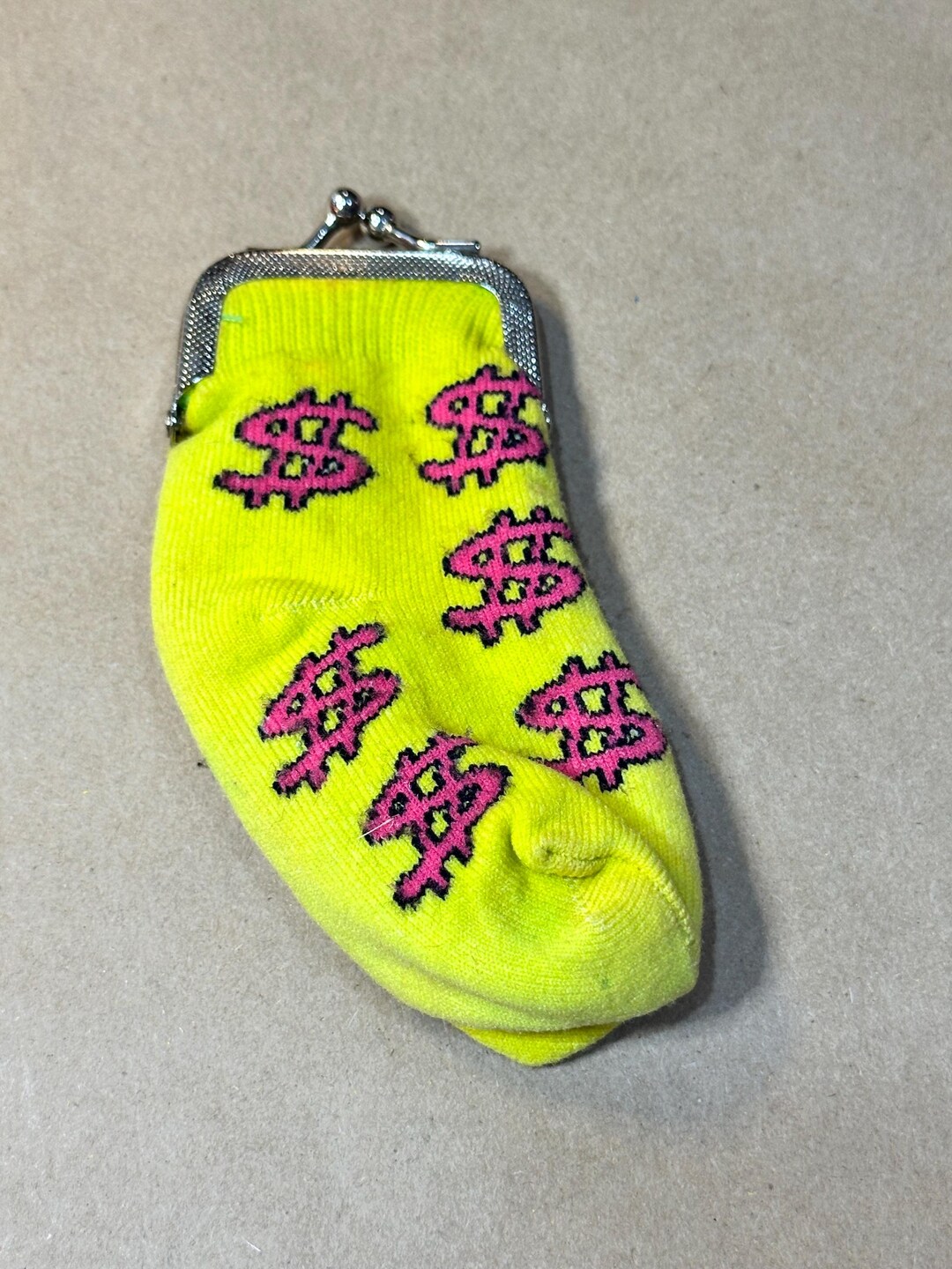 70s Vintage SOCK Coin Purse DOLLAR Wallet 1970s - Etsy