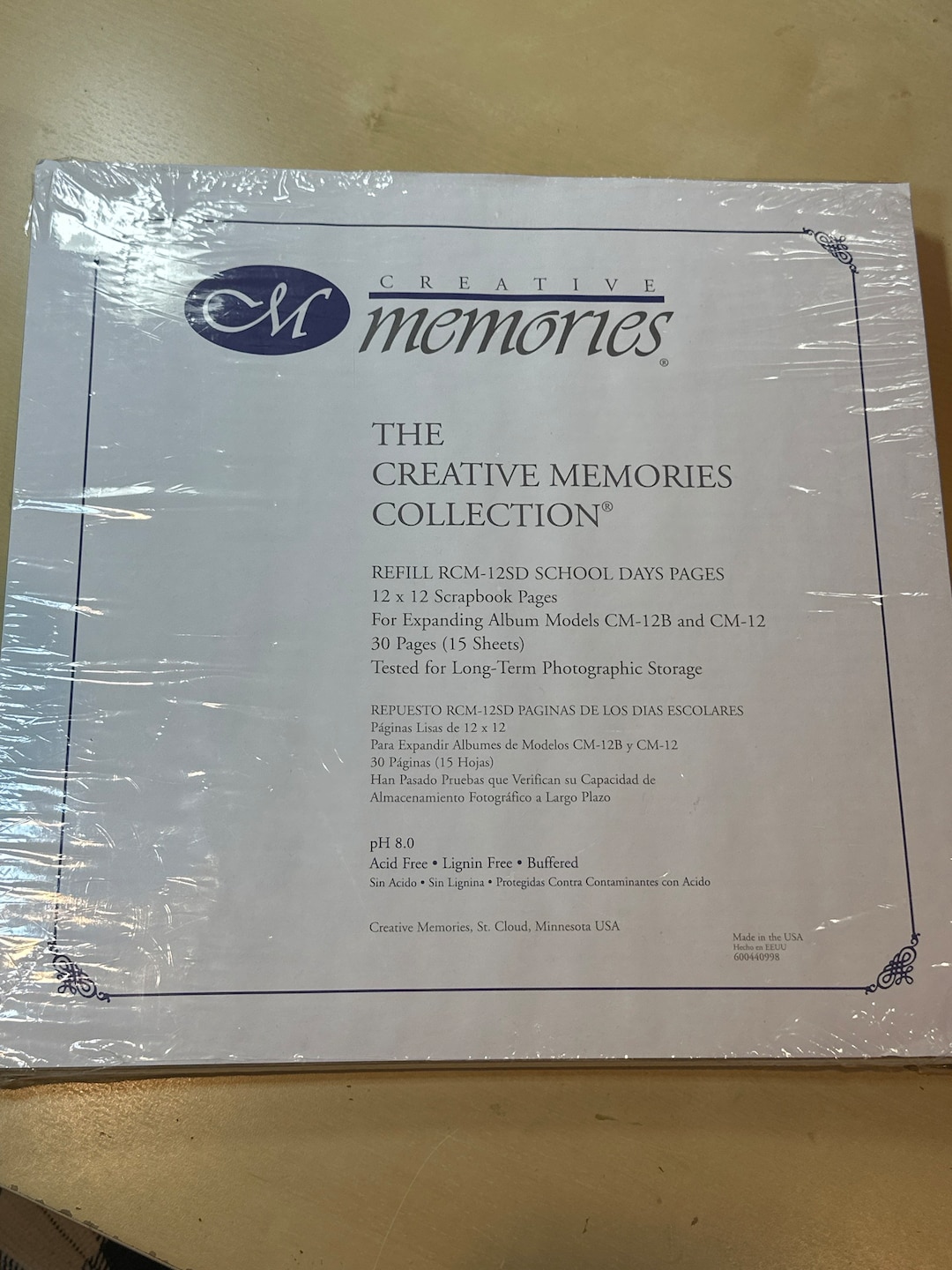 CREATIVE MEMORIES 12x12 School Days Album Pages Pack of 30 Pages - Etsy