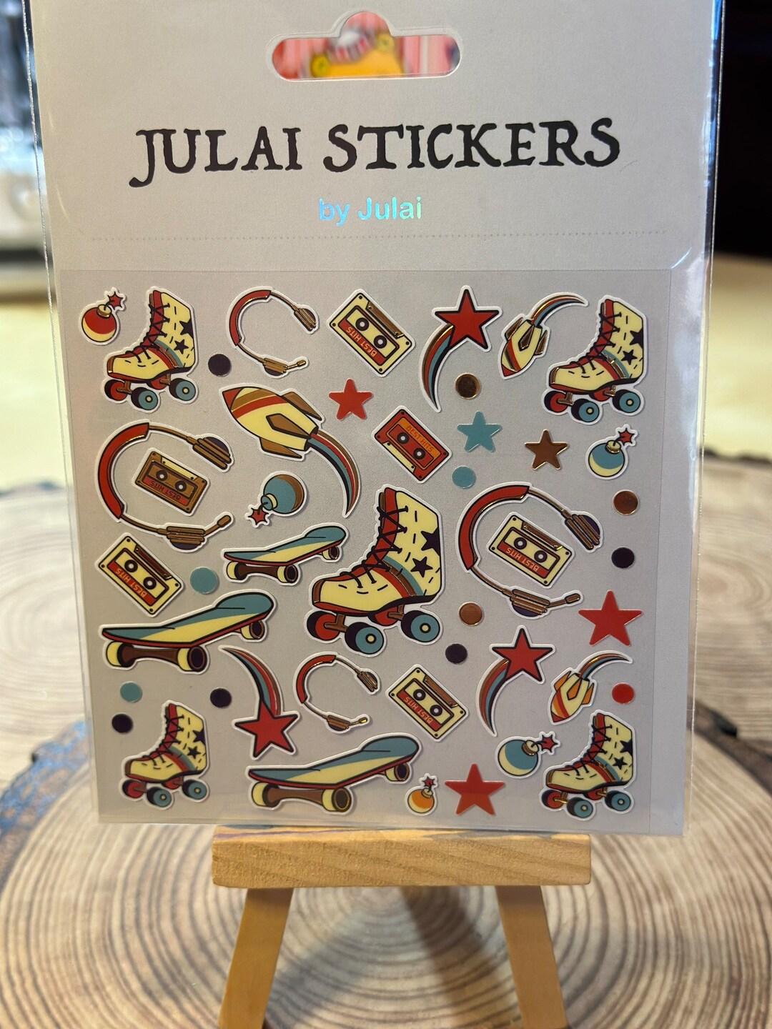 Roller Skate STICKERS 80s Fun Cassettes Skateboard RAINBOW Julai - Etsy