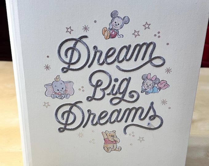 DISNEY Baby Book HALLMARK Dream Big DREAMS Pooh Mickey Minnie - Etsy
