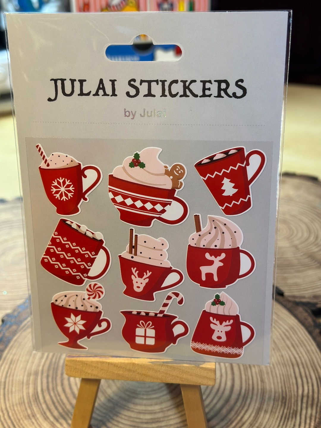 Hot COCOA Chocolate STICKERS Coffee Holiday Drink’s CHRISTMAS Julai - Etsy