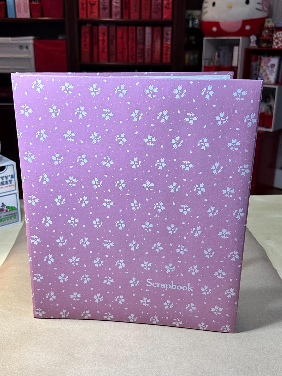 VINTAGE Gibson 80s Scrapbook GORGEOUS Country Tulip Pattern 12x14 Paper ...