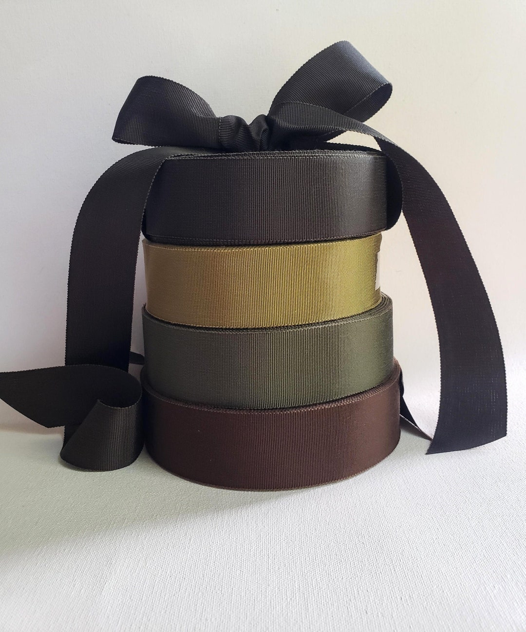 Vintage Grosgrain Ribbon, Rayon Cotton, Petersham Grosgrain, Millinery ...