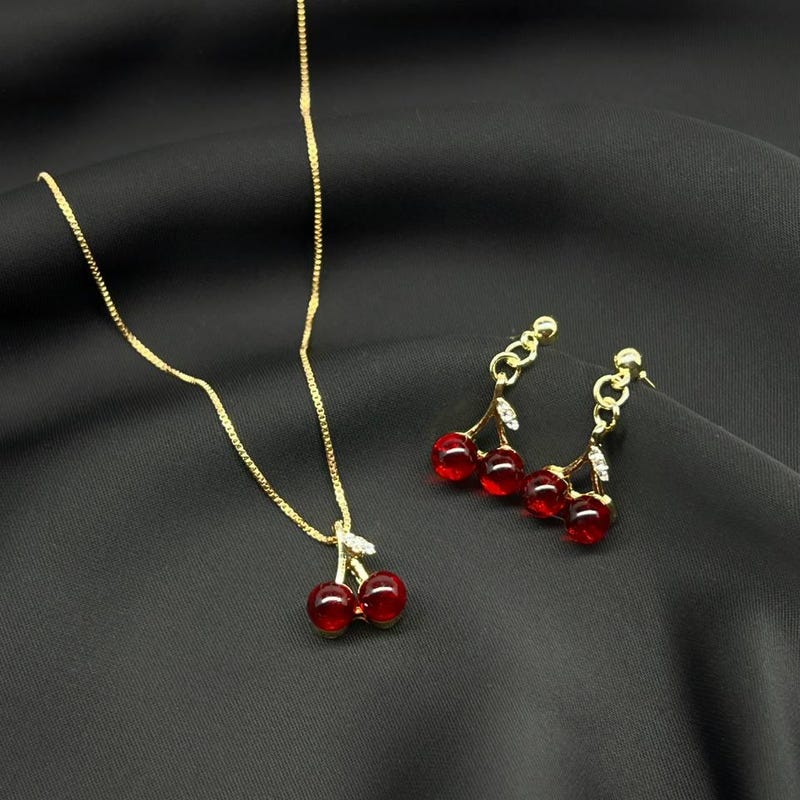 Cherry Jewelry - Etsy