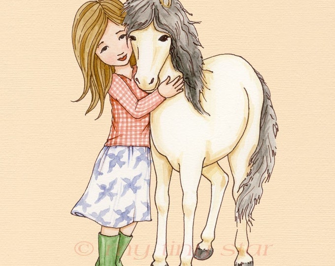 Cream Colored Ponies 5x7 Print - Etsy
