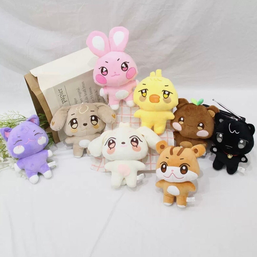 ATEEZ Aniteez Kpop Plush Keychain Fan Made ATINY Merch Cute Kpop Gift ...