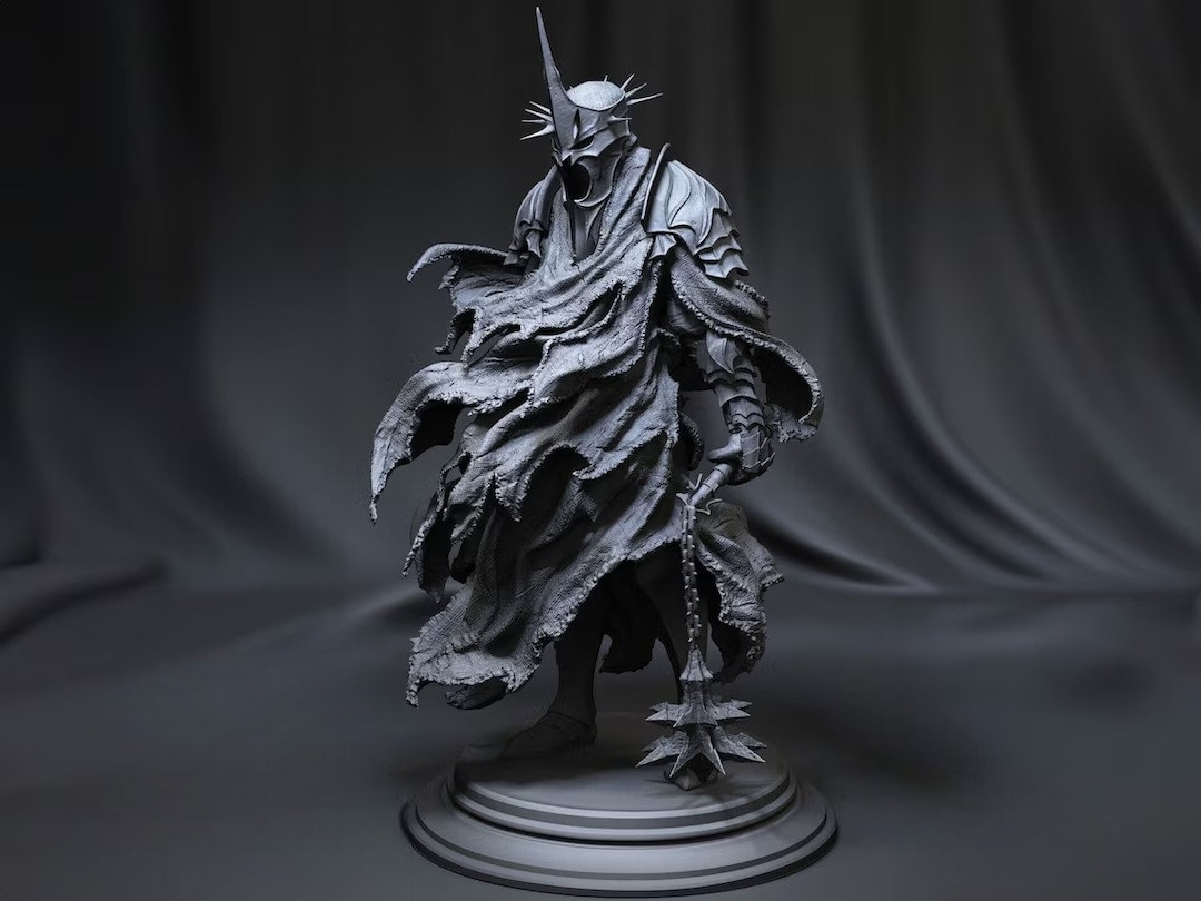 Witch King Big Bust, LOTR Stl File for 3D Printing, Stl Model Design ...