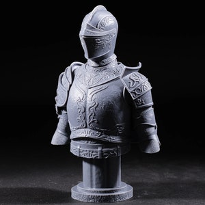Drakeblood Knight Bust pre Supported and Unsupported, Darksouls 2 Stl ...