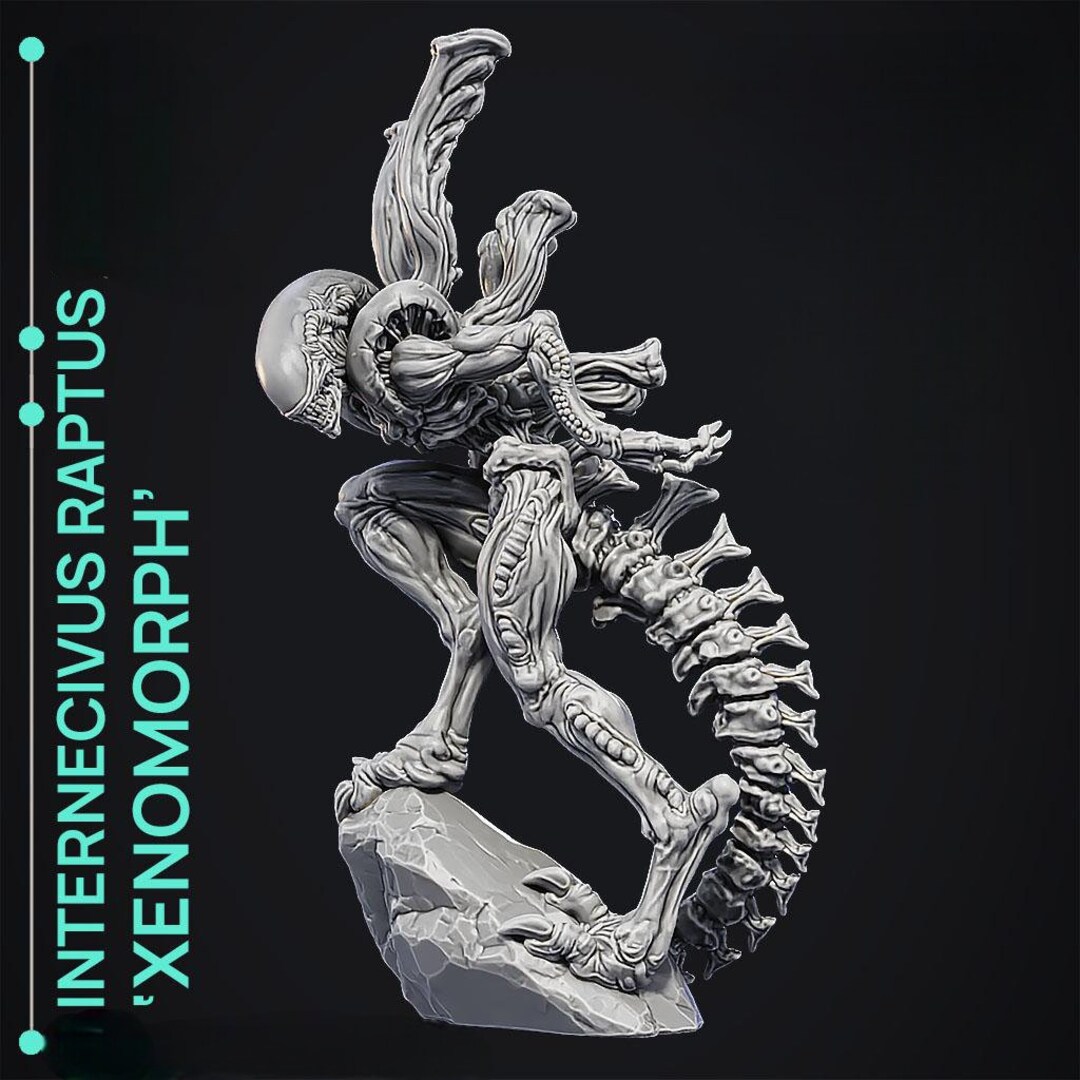 Xenomorph Standing Figure, Alien Stl 3D Printing, Stl 3D Model Design ...