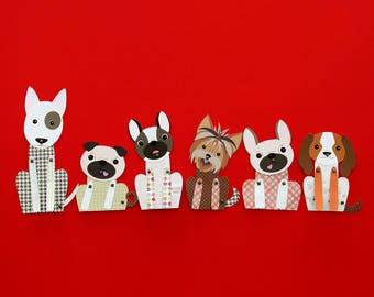 Jointed paper puppet | Etsy