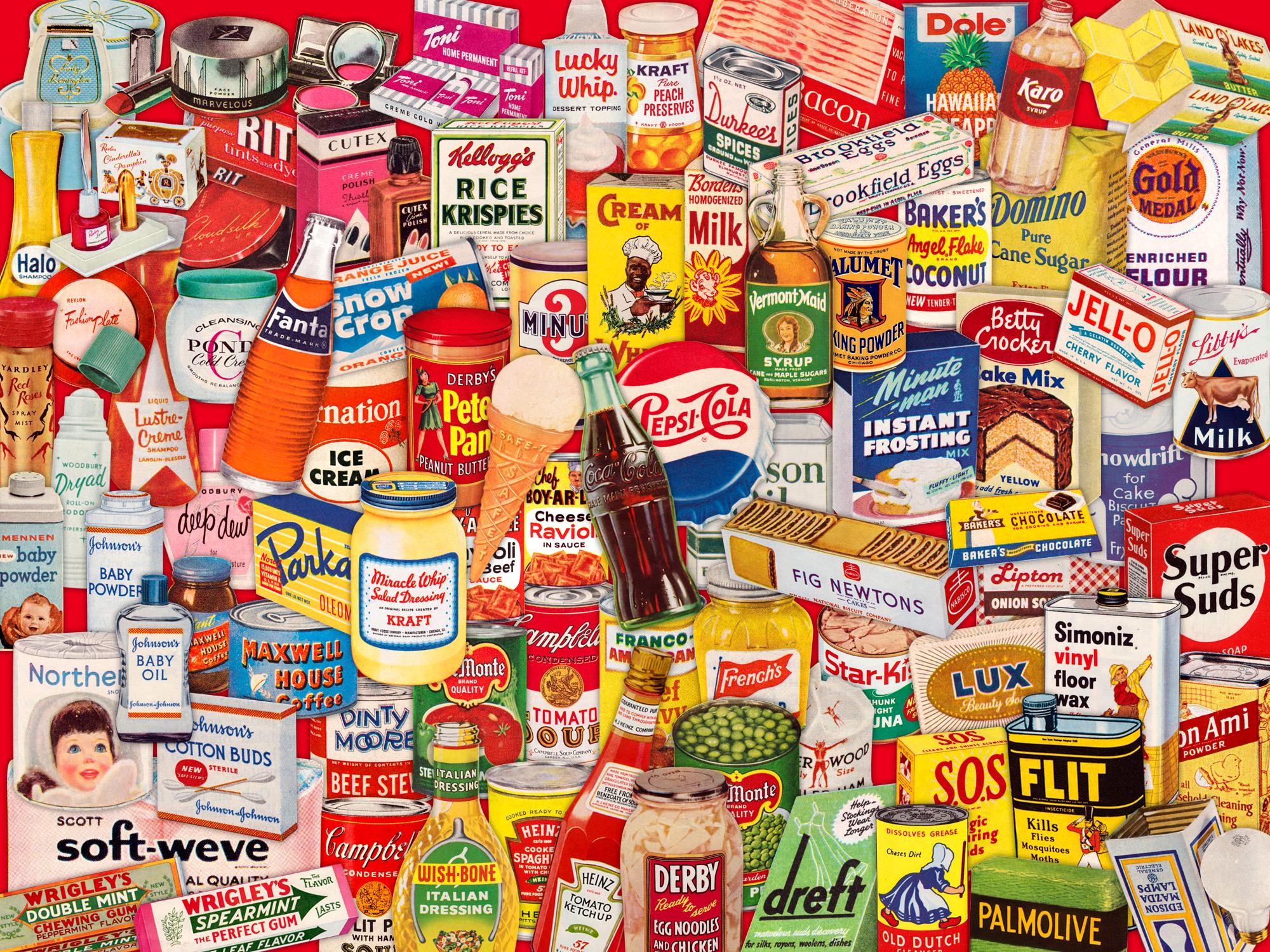 Vintage Products! Nostalgia Galore Food Drink Beauty Canned Goods Baby ...