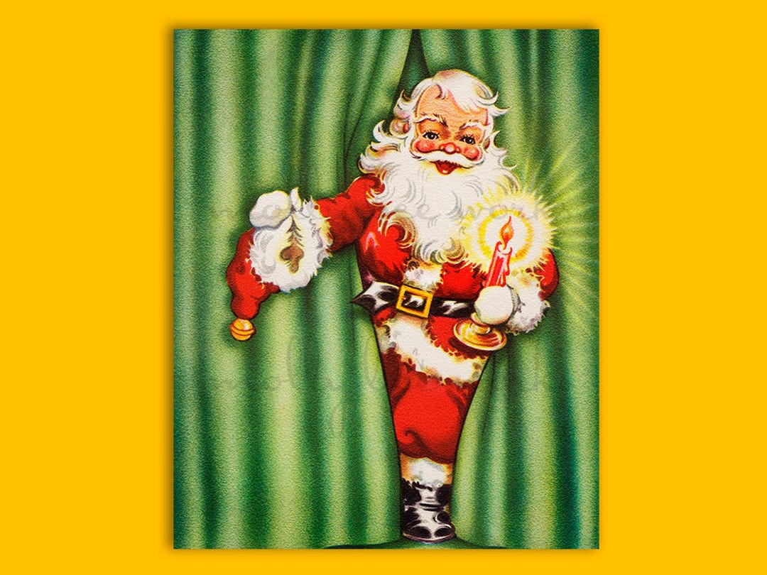 Wizard of Oz Santa Stunning Vintage Greeting Card Image of Claus ...
