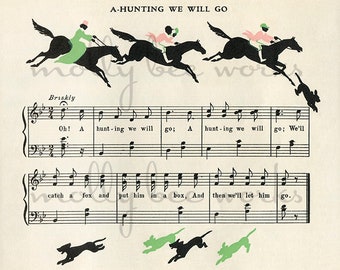 A Hunting We Will Go - Etsy