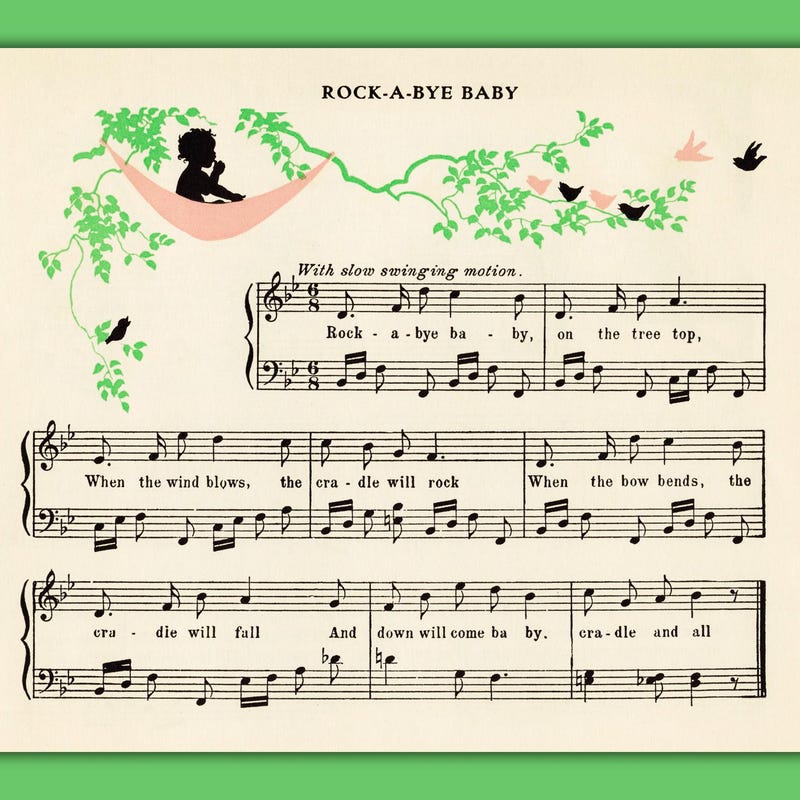 Rock a Bye Baby - Etsy