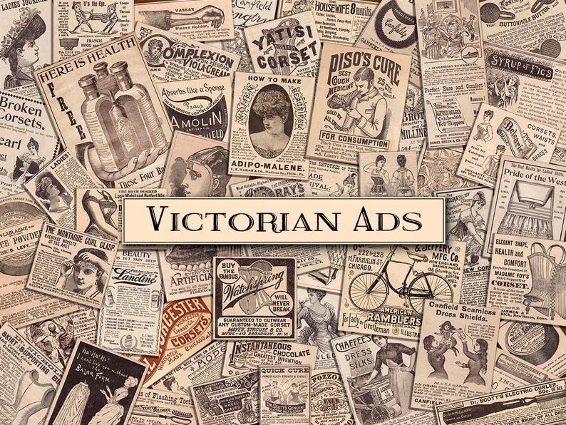 Victorian Advertisements 1890's Women's Magazine Ads Corsets Quack ...