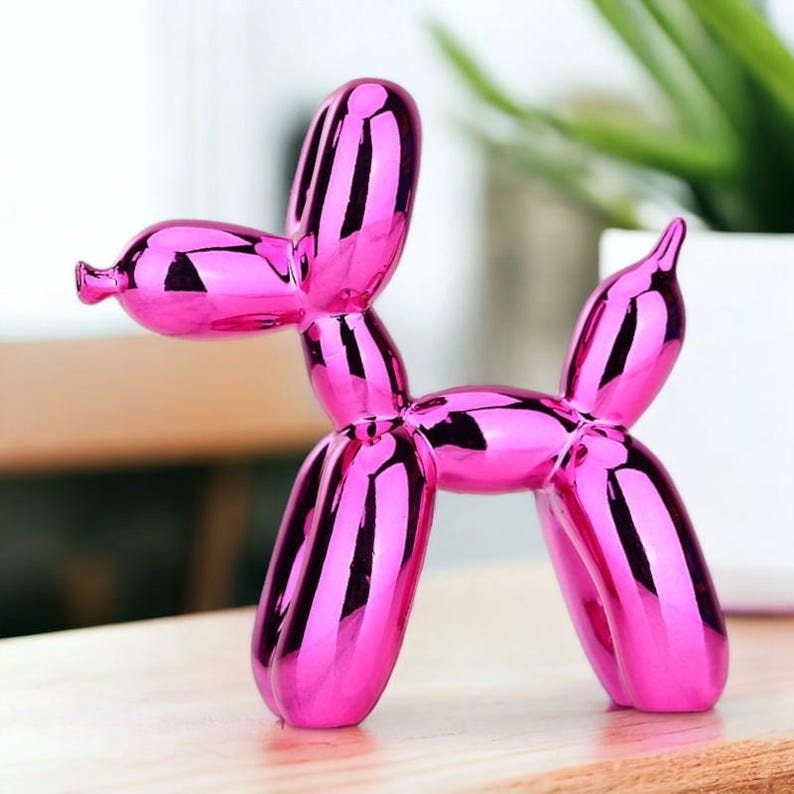 Decorative Animal Figurine Home Decor, Handmade Balloon Dog Ornament ...