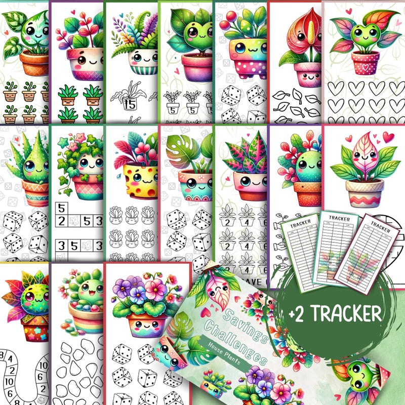 Money Challenge House - Etsy