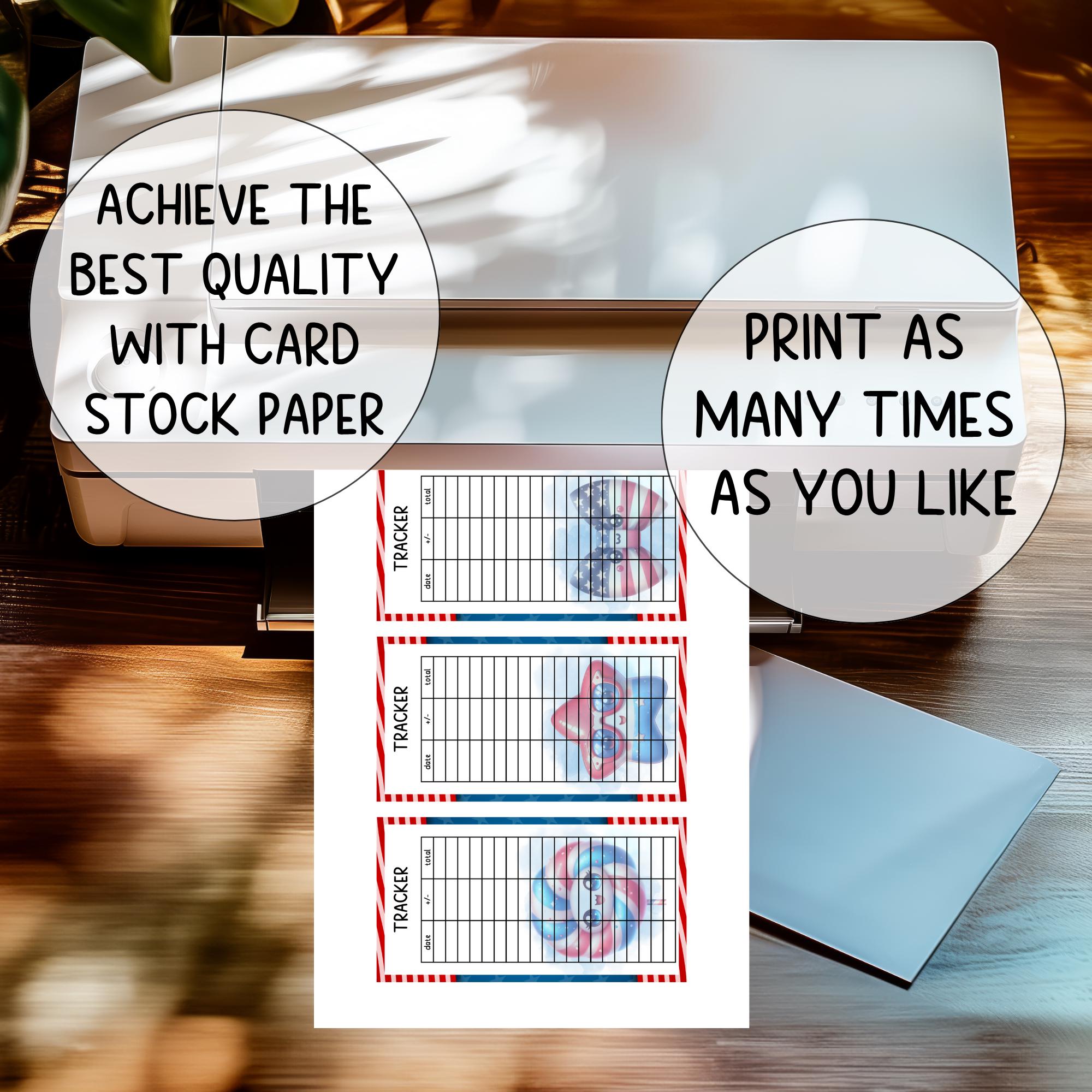 4th of July Savings Challenge Kawaii Printable A6 Cash Envelope Tracker ...