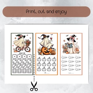 Spooky Ghost Savings Challenges, Budget Binder Challenge, Savings ...