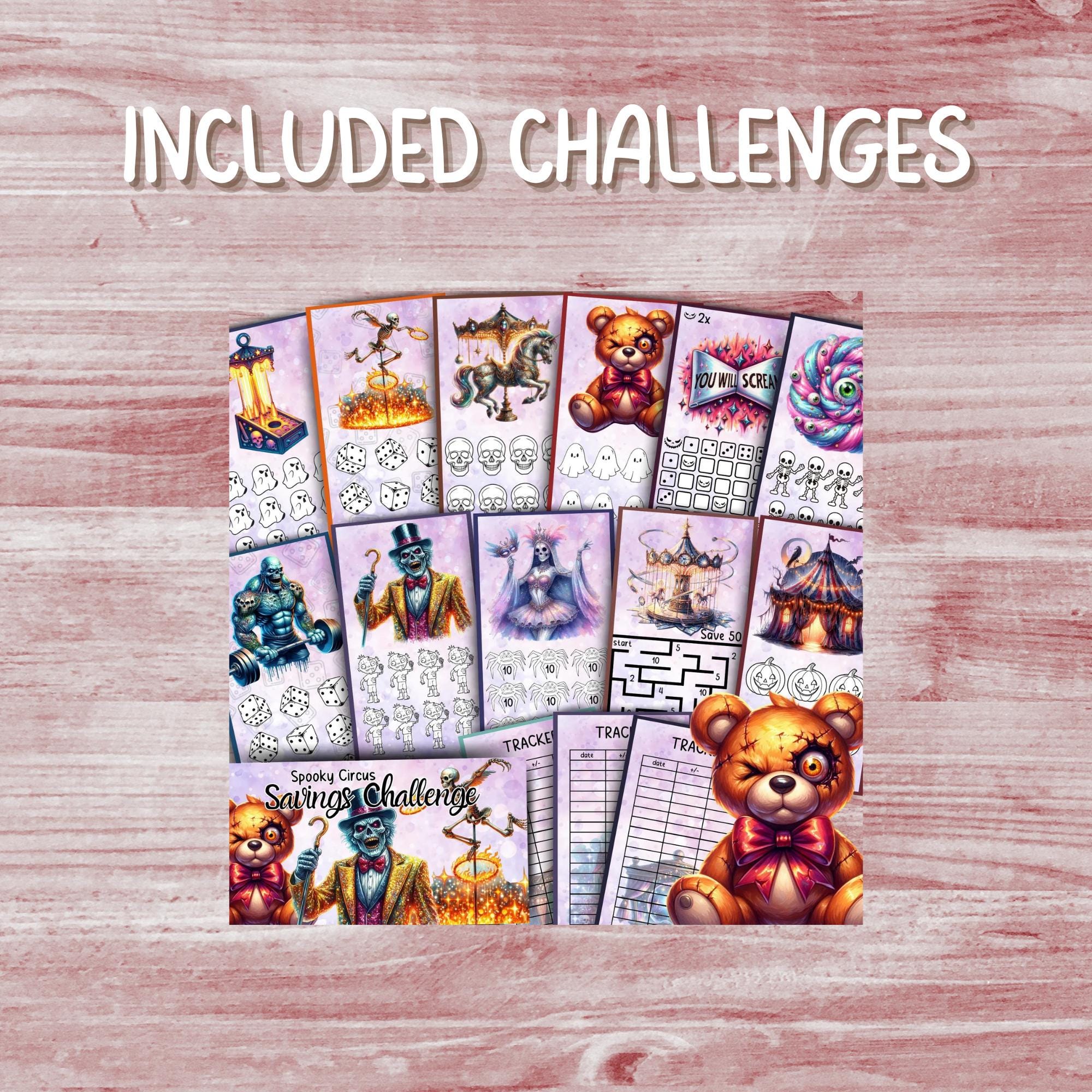 Super Cute Halloween Savings Challenge Bundle Printable Budget Binder ...