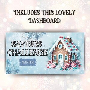 Big Aesthetic Winter Savings Challenges, Snowy Challenges Bundle for A6 ...