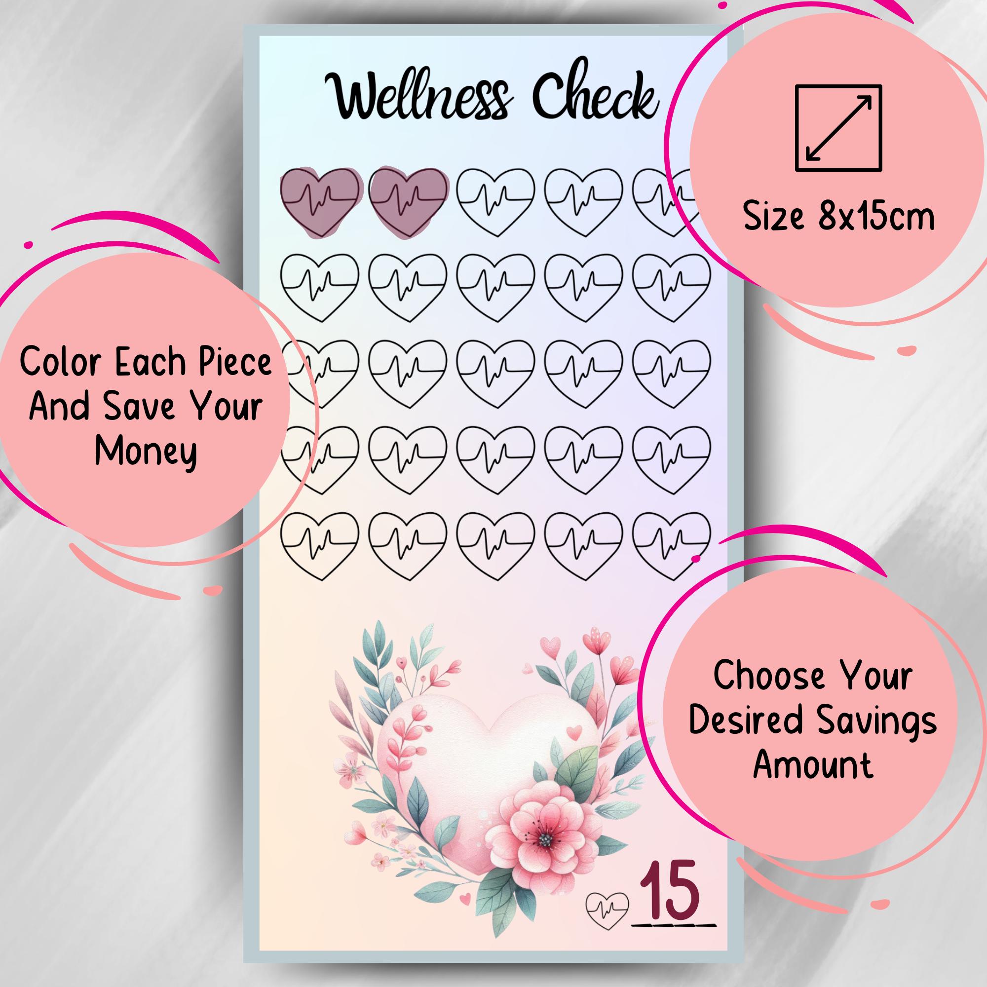Medical Funds Savings Challenges, Health Challenges Bundle for A6 ...