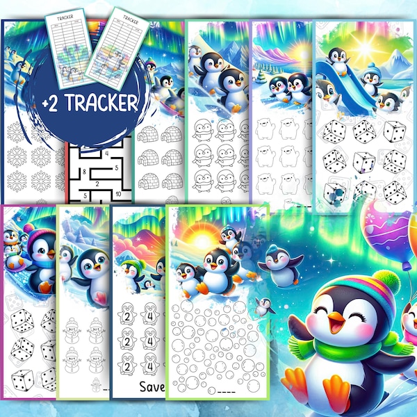 Penguin Savings Binder - Etsy UK