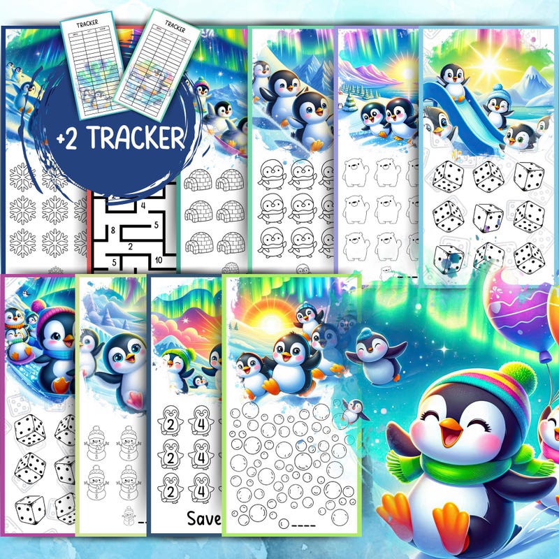 Penguin Savings Binder - Etsy UK